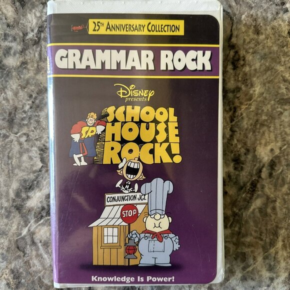 Media | Schoolhouse Rock Grammar Rock Vhs 1998 Clam Shell | Poshmark